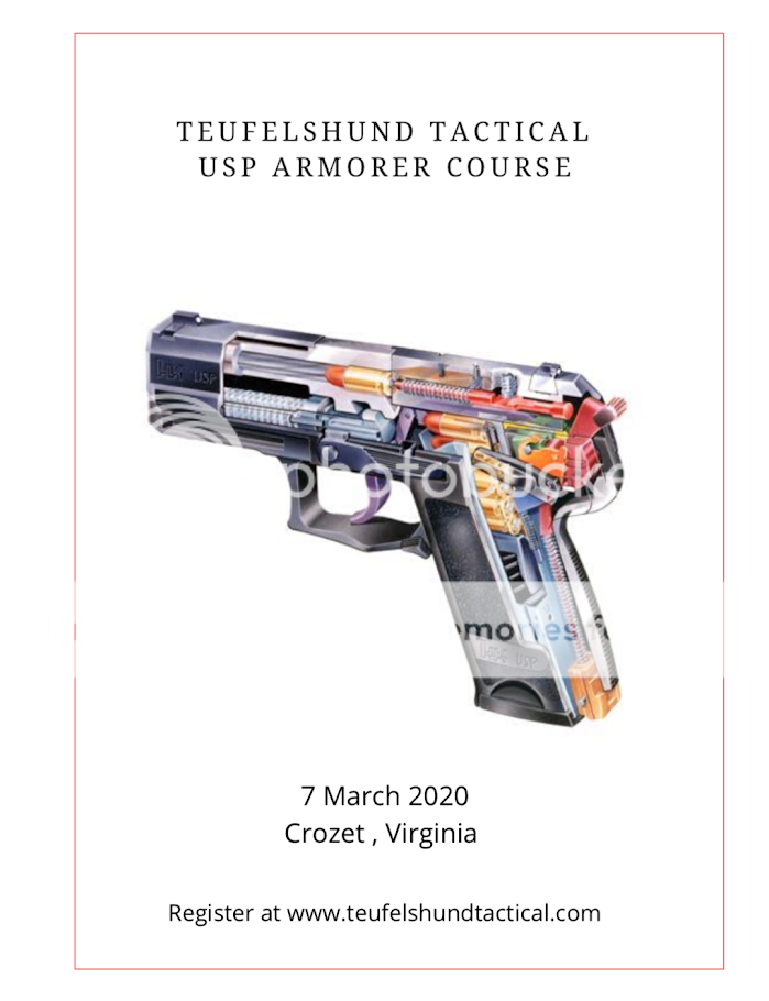 2020 Teufelshund Tactical HK Armorer Courses uploaded | HKPRO Forums