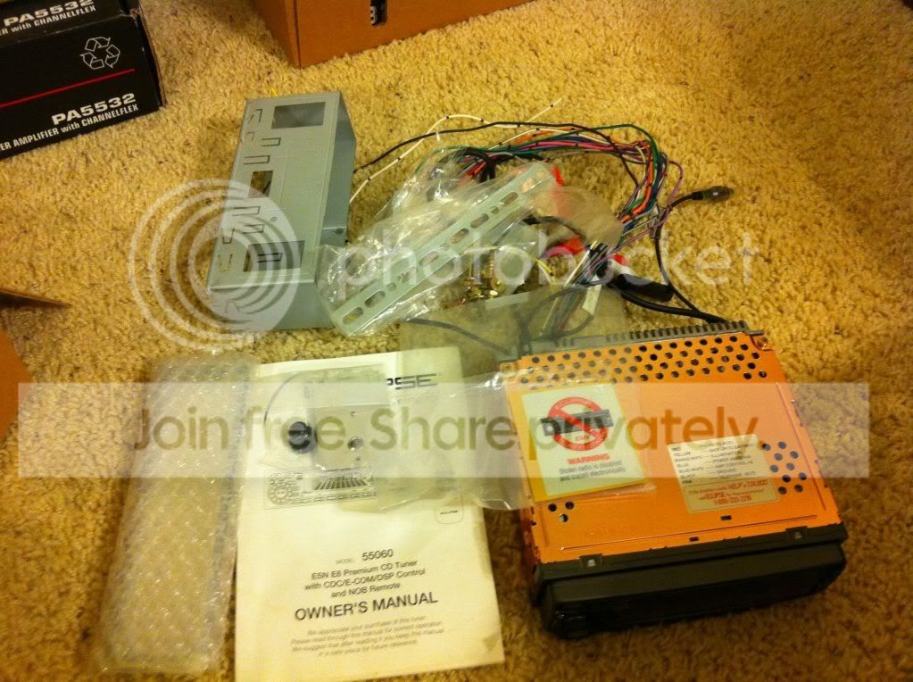 High End 5 channel Eclipse Amp, SQ Head unit, CD Changer ...